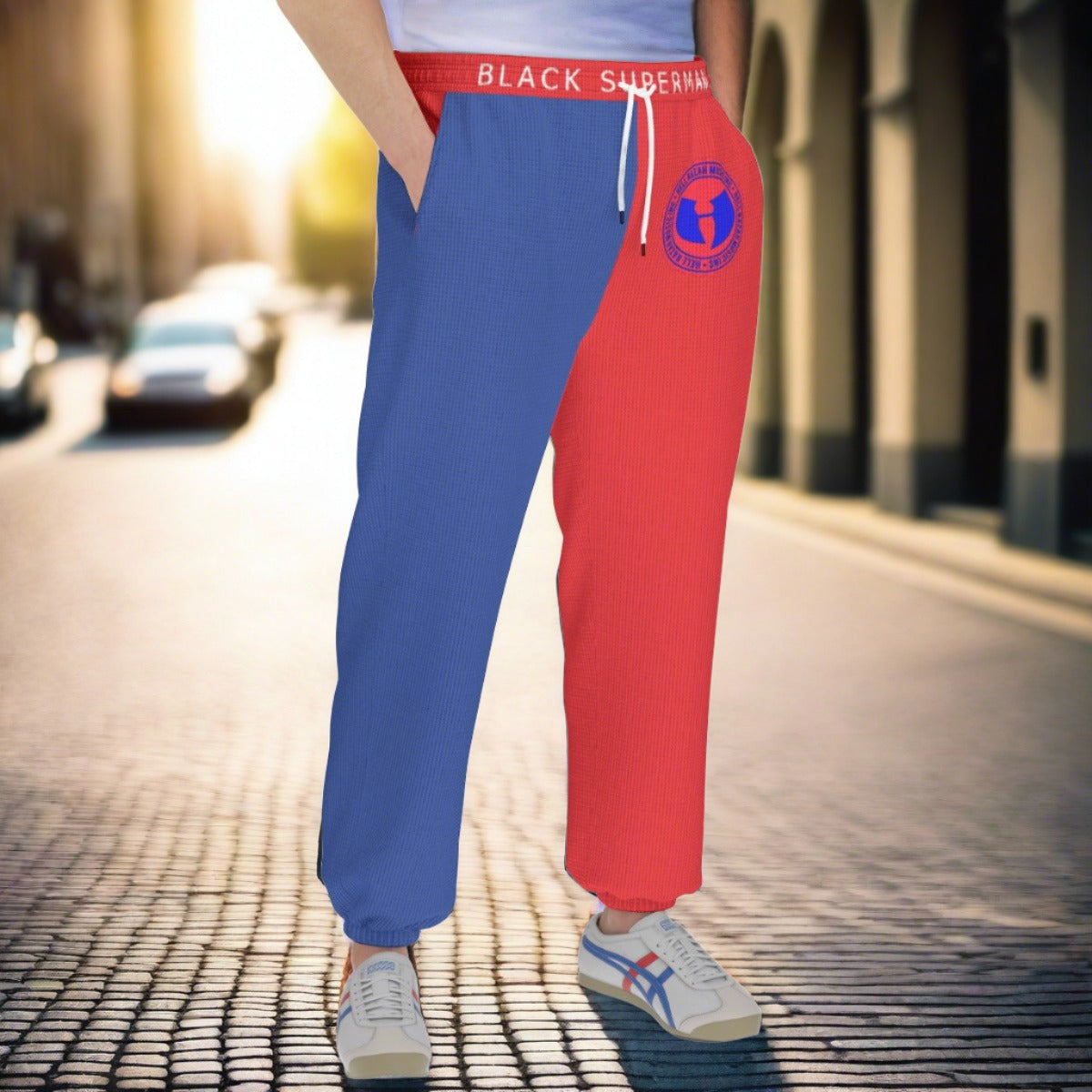 Black Superman Men's Thick Sweatpants – Diamondz Original Clothing