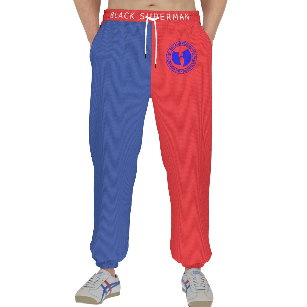 Black Superman Men's Thick Sweatpants – Diamondz Original Clothing