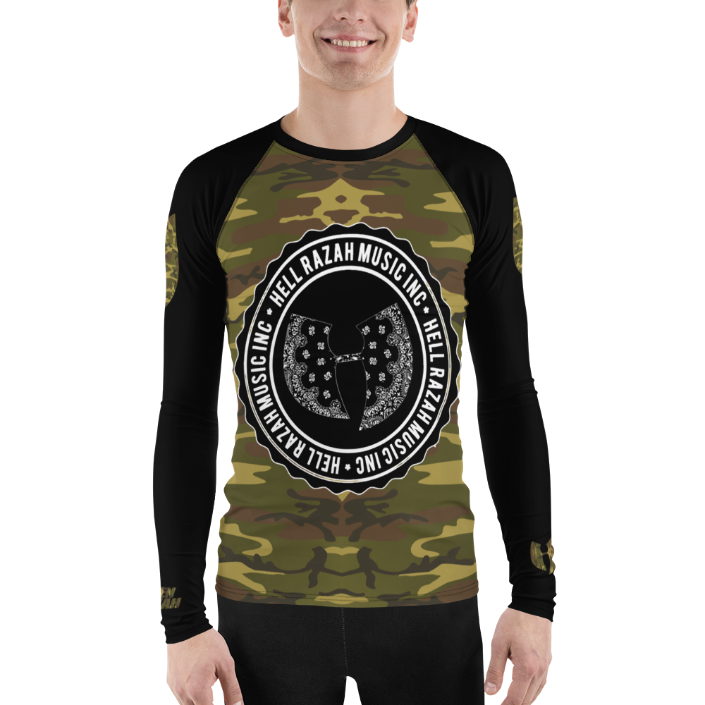 Official Hell Razah Music Inc Camo on Black Sublimated Athletic Men's ...