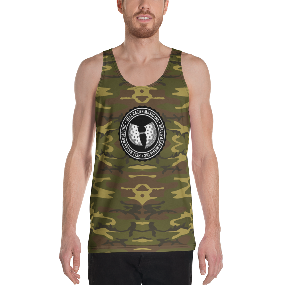 Hell Razah Music Inc Logo Army Camo Designer Unisex Tank Top Heaven Ra ...